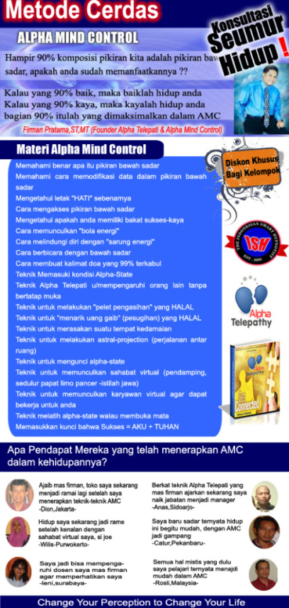 Workshop Alpha Mind Control – Alpha Telepati